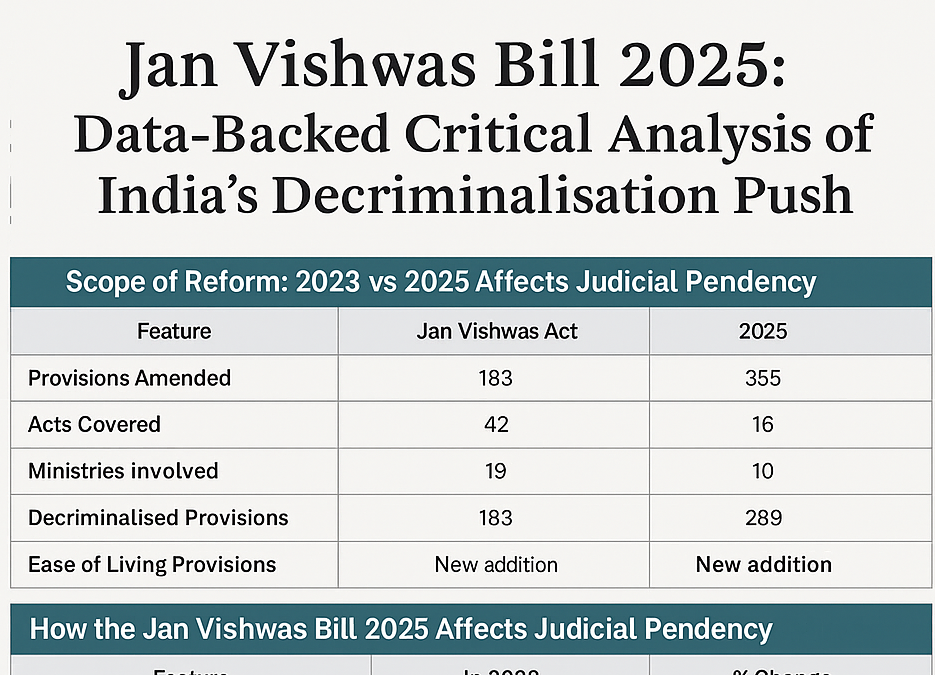 Jan Vishwas Bill 2025: Critical Data-Backed Analysis - ABC Live